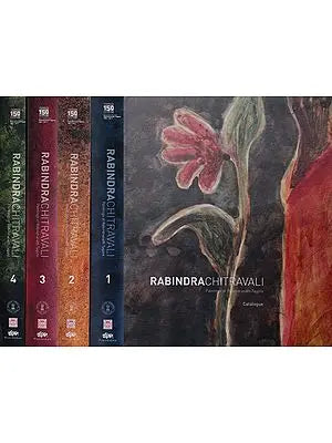 Rabindrachitravali (Paintings of Rabindranath Tagore in Set of 4 Volum ...